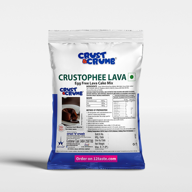 Crustophee - Egg Free Lava Cake Mix - B7022 | 1-2-Taste IN