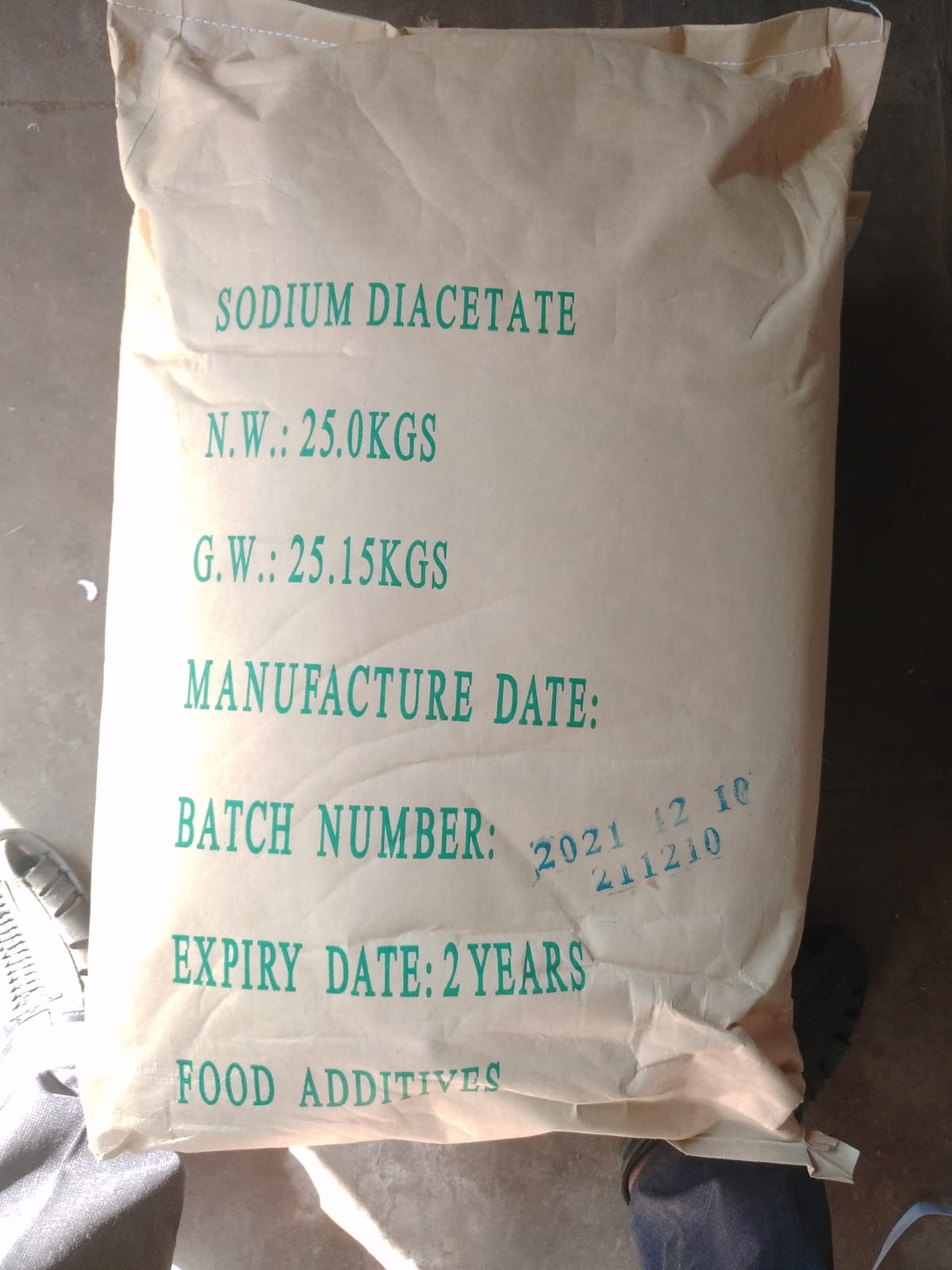 Sodium Diacetate (SDA) - 1-2-Taste IN