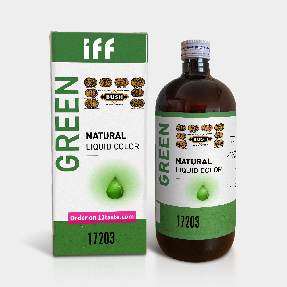 IFF - Bright Green Natural Liquid colour - 17203 | 1-2-Taste IN