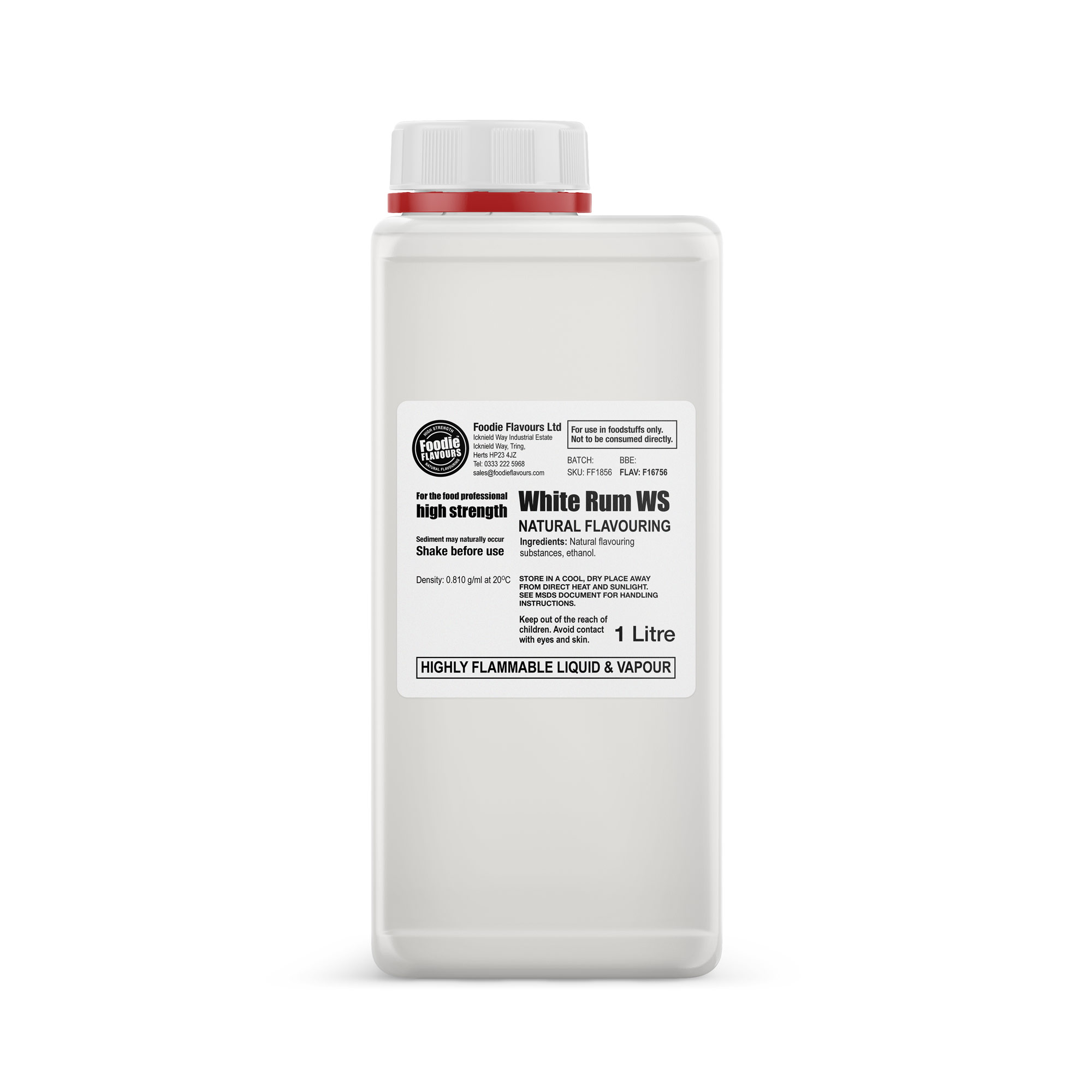 Foodie Flavours - White Rum Natural Flavouring (Water Soluble) - 16756 ...