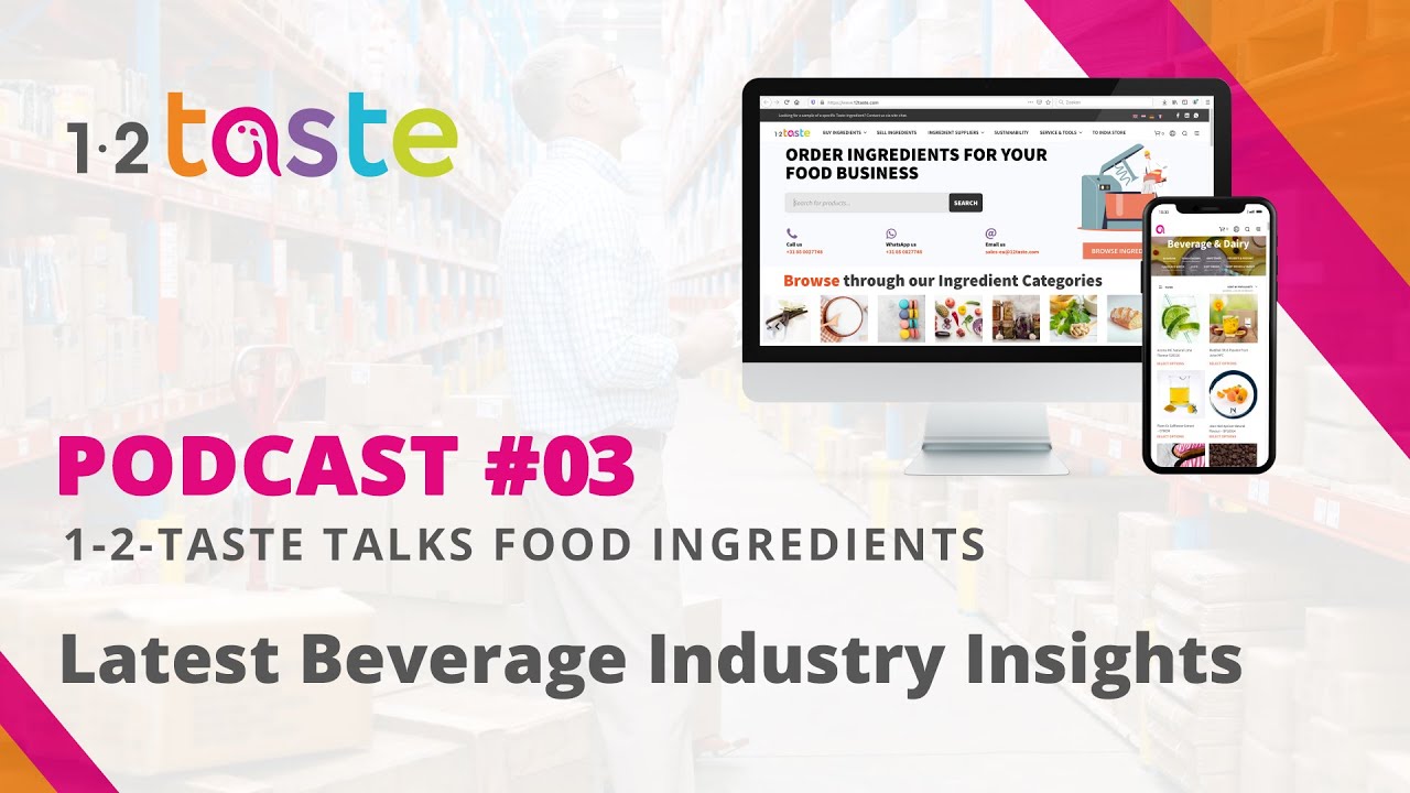 Podcast #3: Beverage – Latest beverage industry trends | 1-2-Taste EU